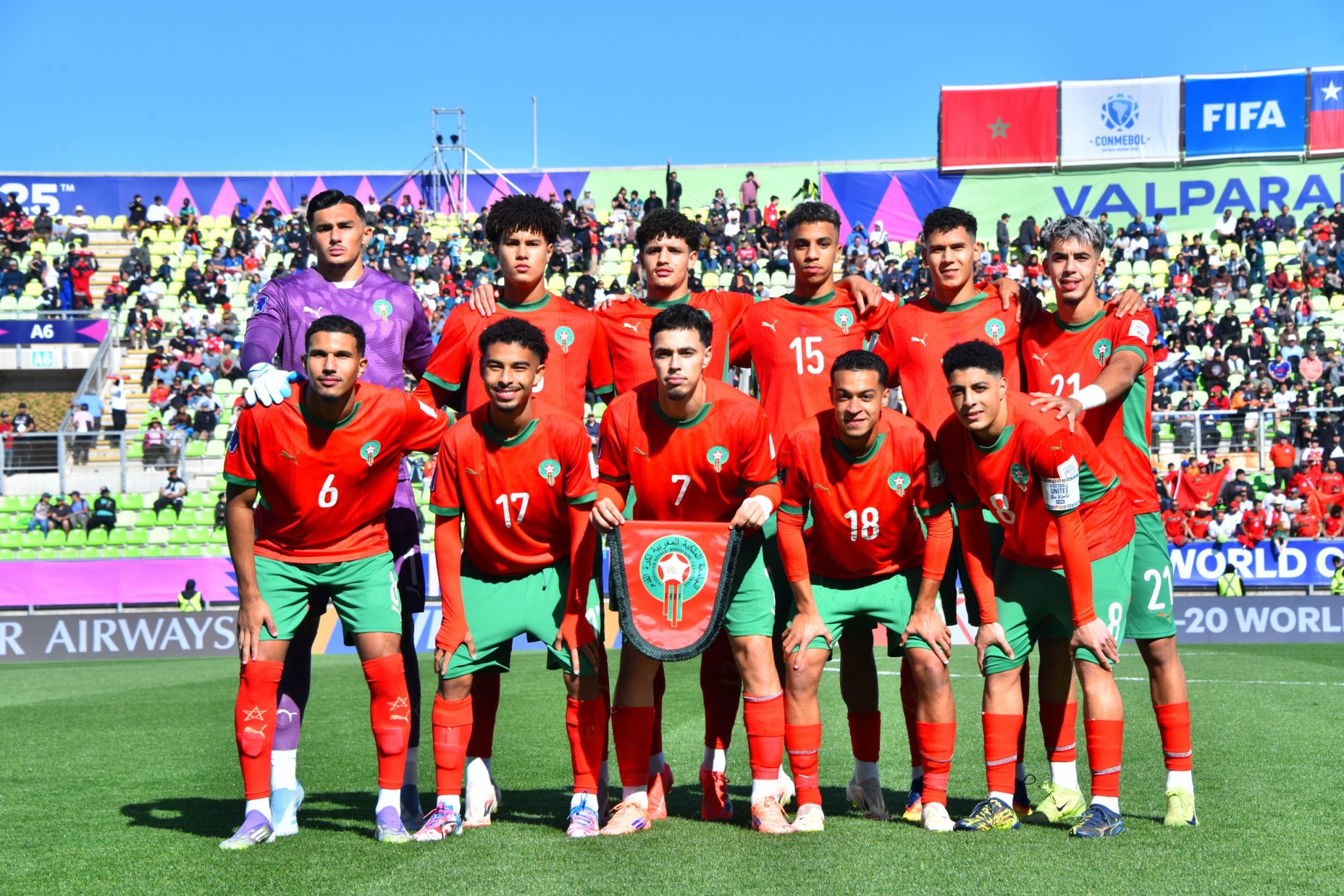The Moroccan U20 national football team qualified